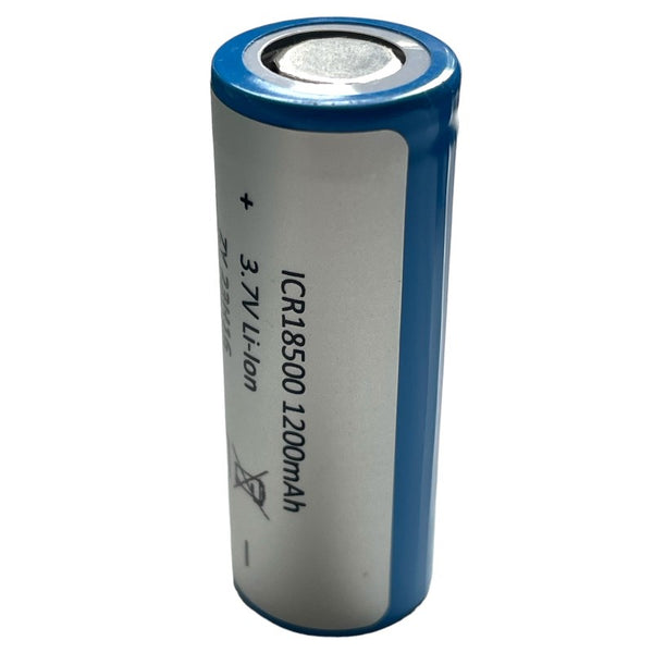 18500 Li-Ion 1200mAh FLAT TOP - Battery 101