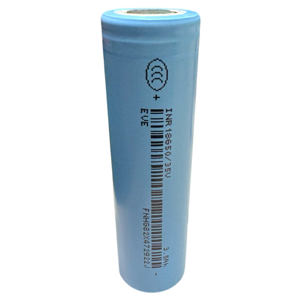 EVE 35V 3500mAh 10A 18650 FLAT TOP cell - Battery 101