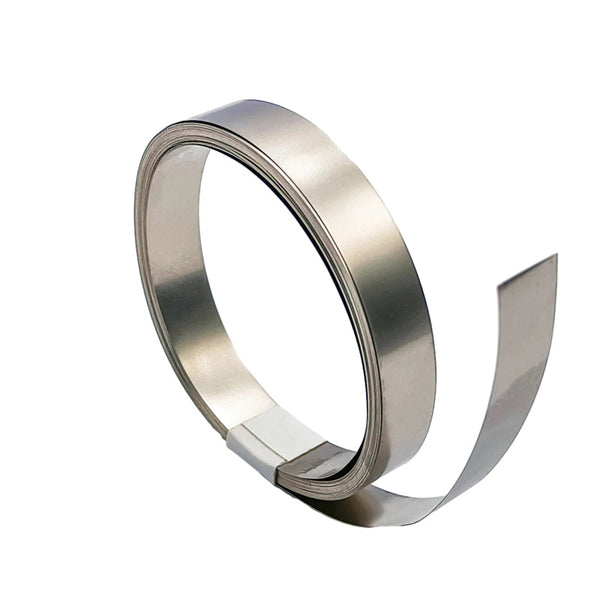 Nickel plated strip 0.2 x 10mm x 1000mm - Battery 101