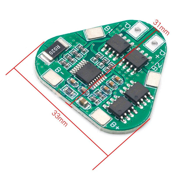 3s Li-Ion 8A 12.6V Triangle Protection board - Battery 101
